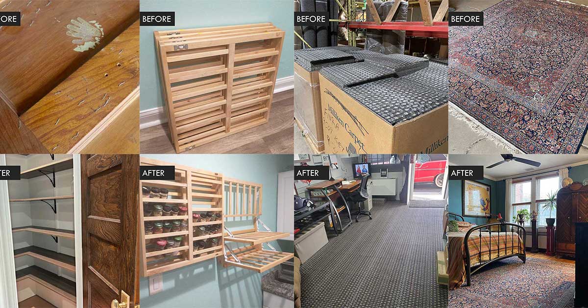 Before and After: Creative uses for salvaged materials from the reuse ...