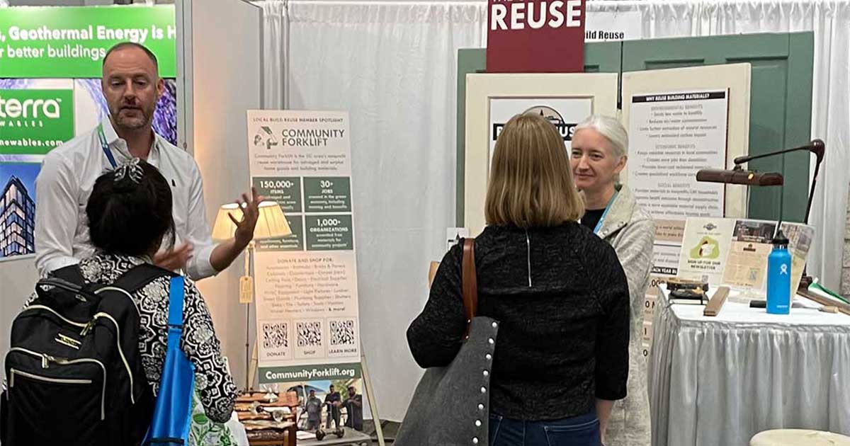 Our reuse nonprofit takes part in Greenbuild 2023 - Community Forklift